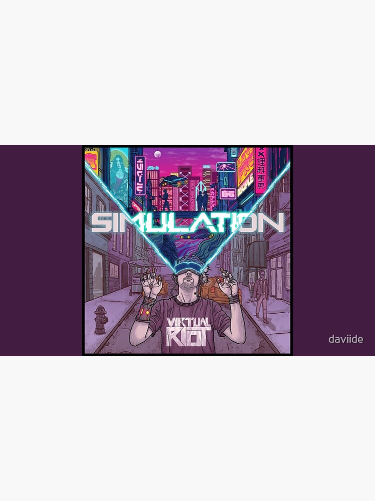 Poster avec l'œuvre « virtual riot disciple simulation ep lp album 2021 ...