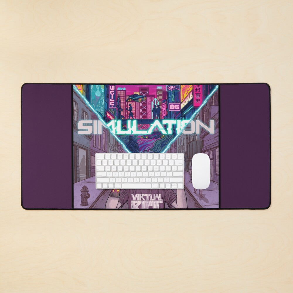 Poster avec l'œuvre « virtual riot disciple simulation ep lp album 2021 ...