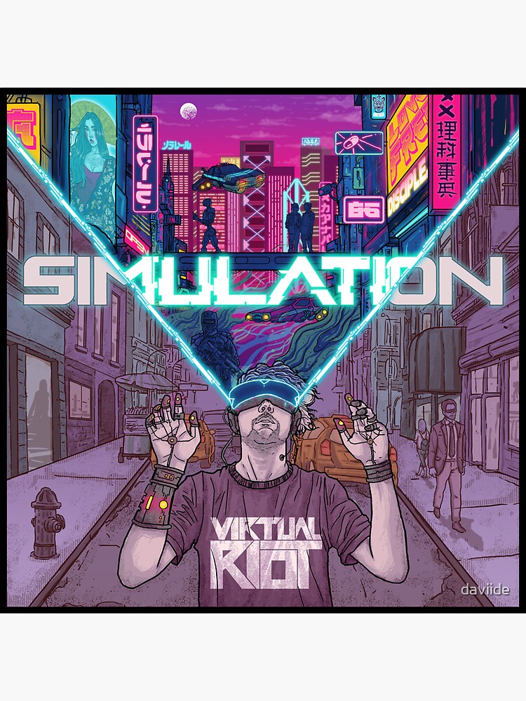 "virtual riot disciple simulation ep lp album 2021" Sticker by daviide ...