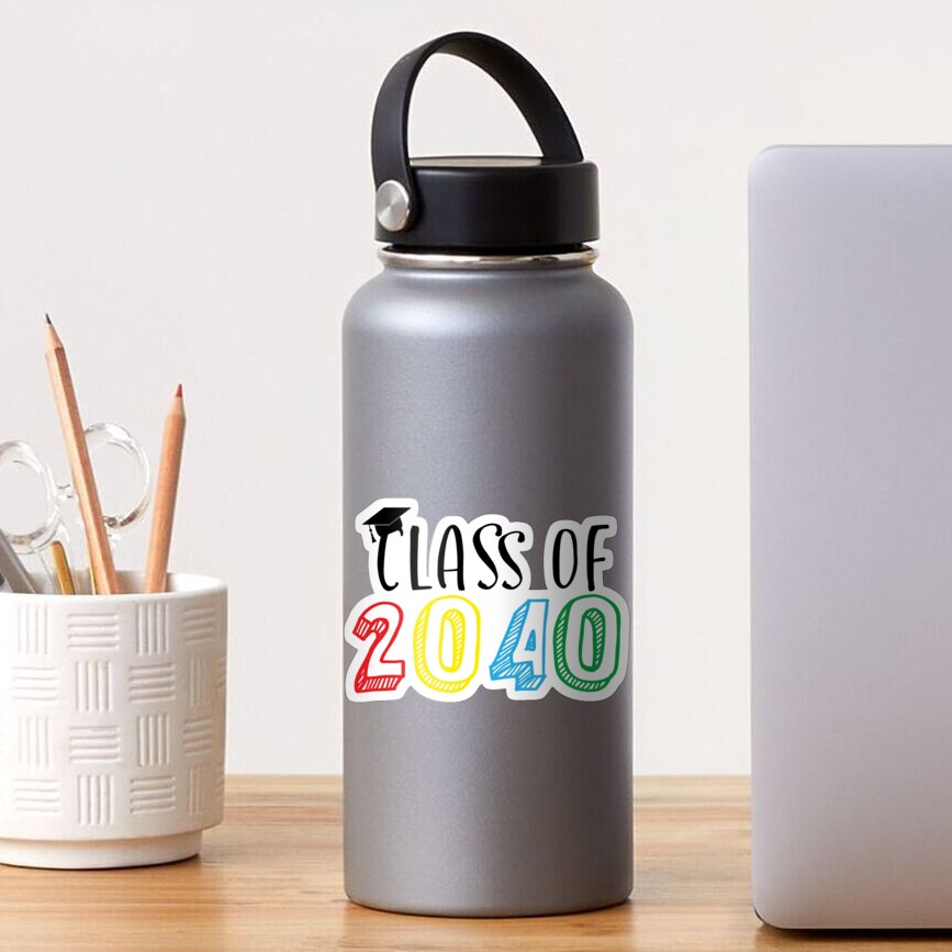 "Class of 2040 Grow With Me" Sticker for Sale by Raminovitch | Redbubble