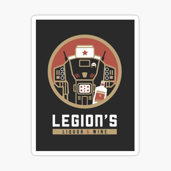 "Titanfall 2 Legions Liqour and Wine Emblem" Sticker for Sale by ...
