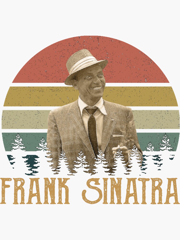 "Frank Sinatra art" Sticker by broadwayve | Redbubble