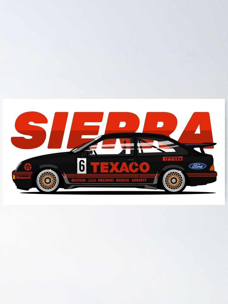 "FORD SIERRA RS500 COSWORTH " Poster for Sale by shketdesign | Redbubble