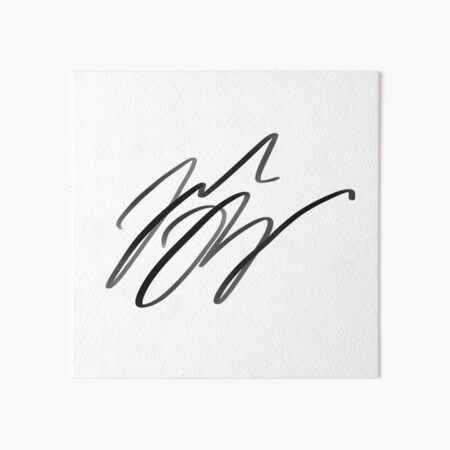 "Leonardo DiCaprio Signature " Art Board Print for Sale by terezawin ...