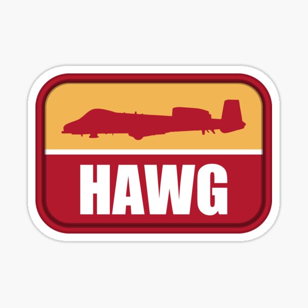 "A-10 Warthog - Hawg" Sticker for Sale by TGStudios | Redbubble