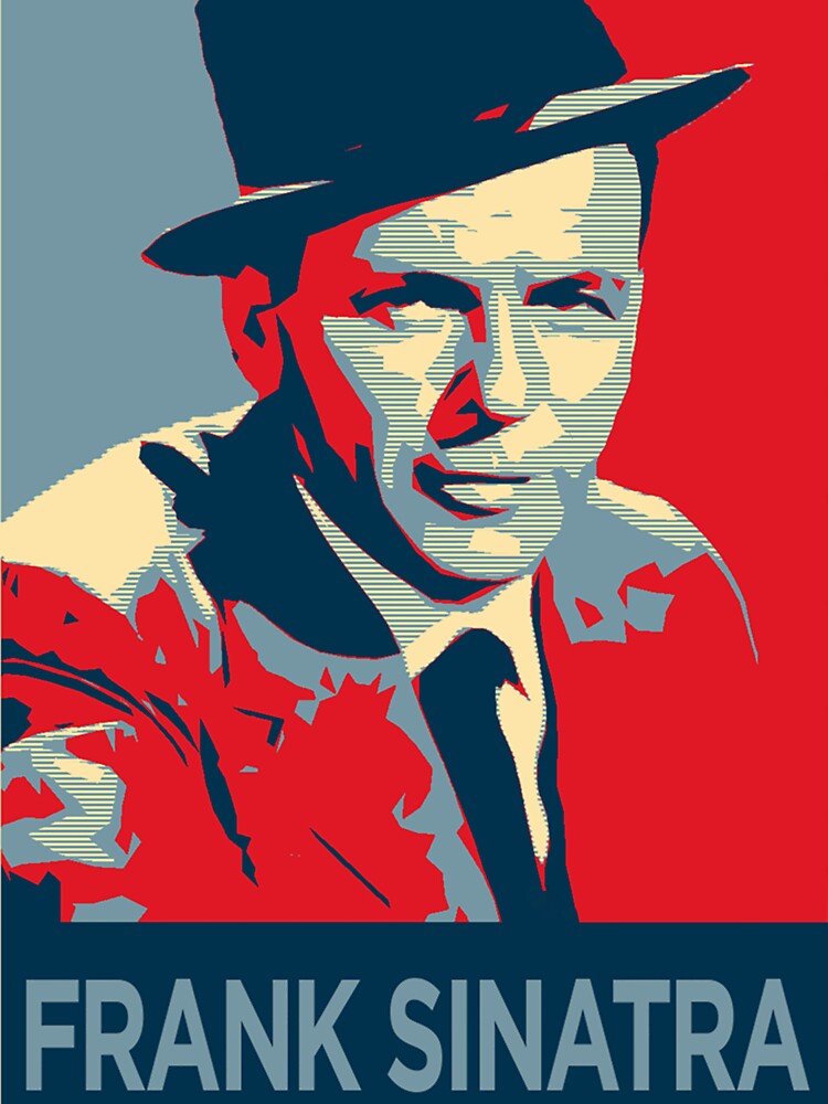 "Frank Sinatra art" Sticker for Sale by broadwayve | Redbubble