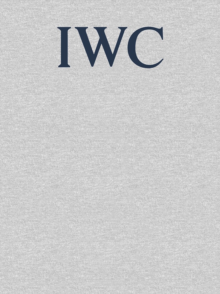 "Amazing Simple IWC Logo" T-shirt for Sale by harimbifa | Redbubble ...
