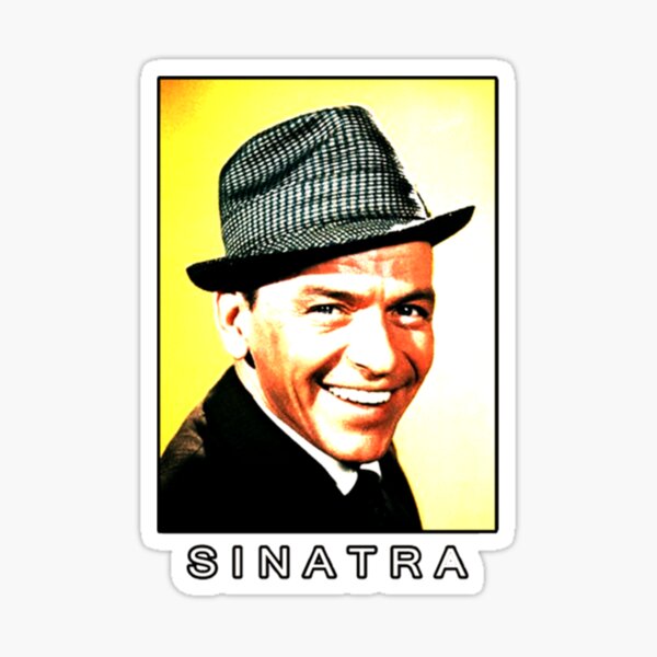 "Frank Sinatra art" Sticker by broadwayve | Redbubble