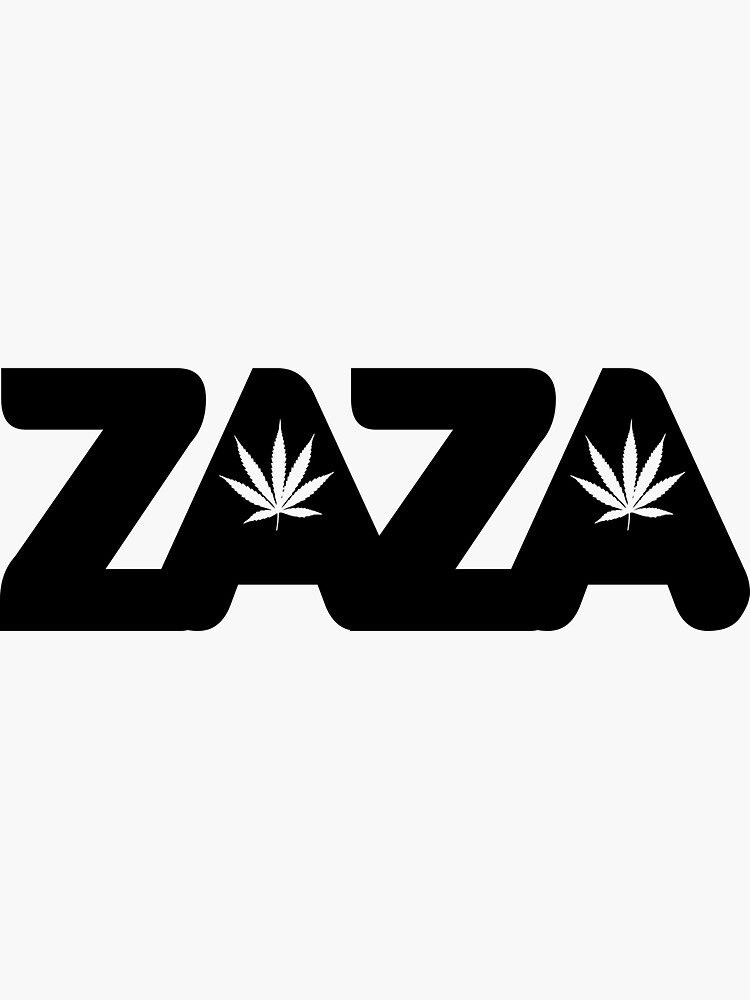 "ZAZA" Sticker for Sale by OAKreative | Redbubble