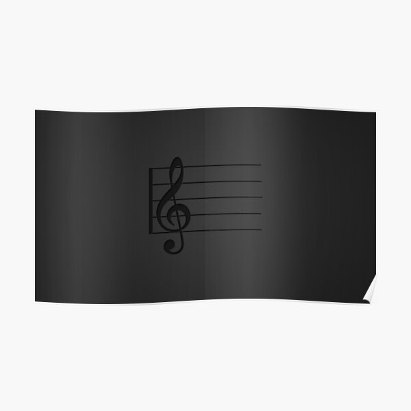 "A Treble Clef Stave" Poster for Sale by The-CM-Shop | Redbubble