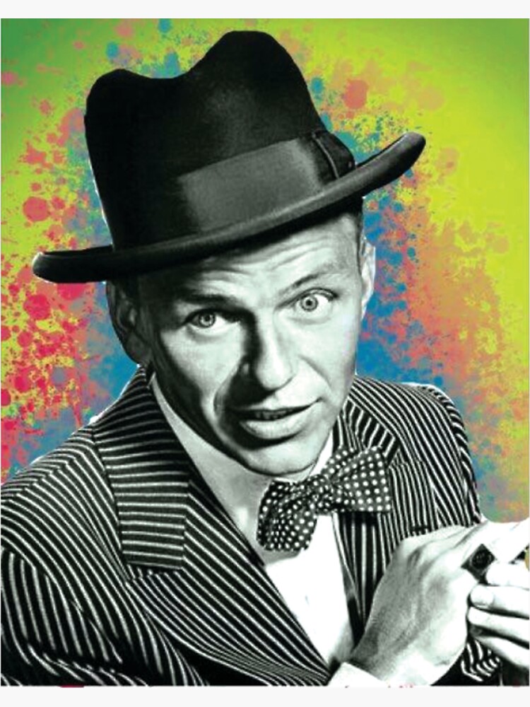 "Frank Sinatra art" Sticker for Sale by broadwayve | Redbubble