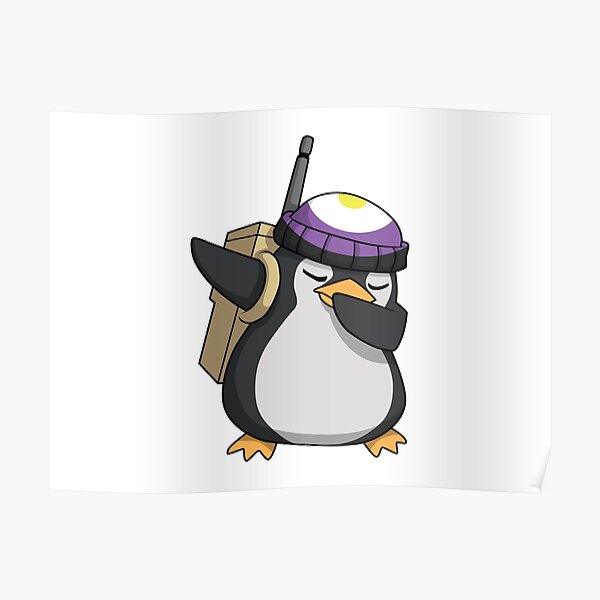 "Dabbing Dan (Non-Binary Pride Hat)" Poster for Sale by Meltey | Redbubble