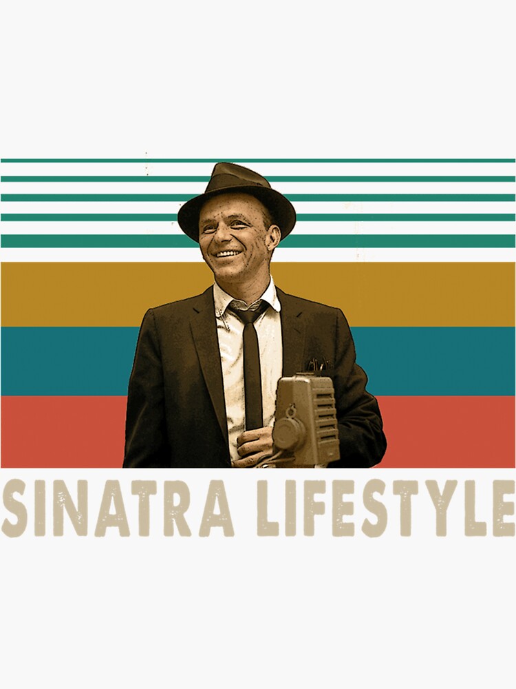 "Frank Sinatra art" Sticker for Sale by broadwayve | Redbubble