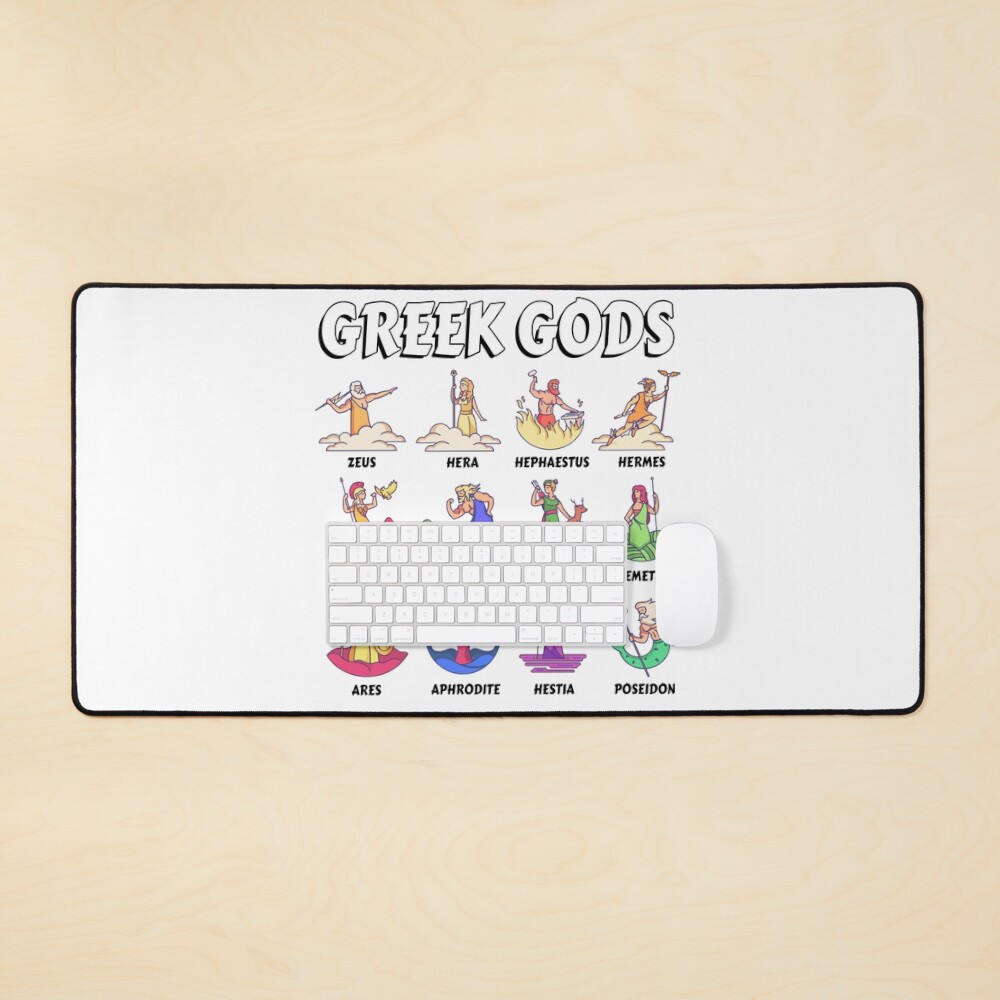 "Greek Mythology Gods - Mythology Ancient Gods of Greece Gift" Poster ...