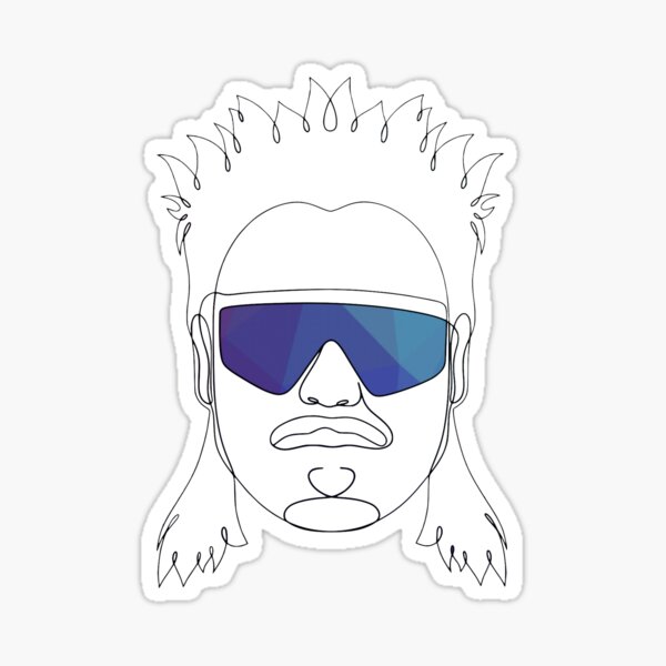 "Mullet sticker" Sticker for Sale by Jordyzzz | Redbubble