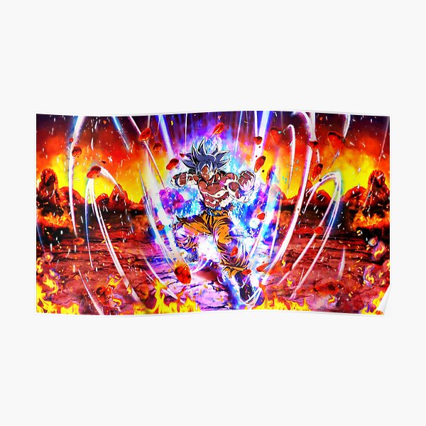 "Goku Ultra Instinct DBS " Poster for Sale by DrWolfstark | Redbubble