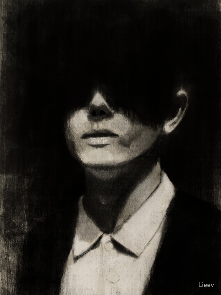 "Dark Shadow man drawing" Sticker for Sale by Lieev | Redbubble