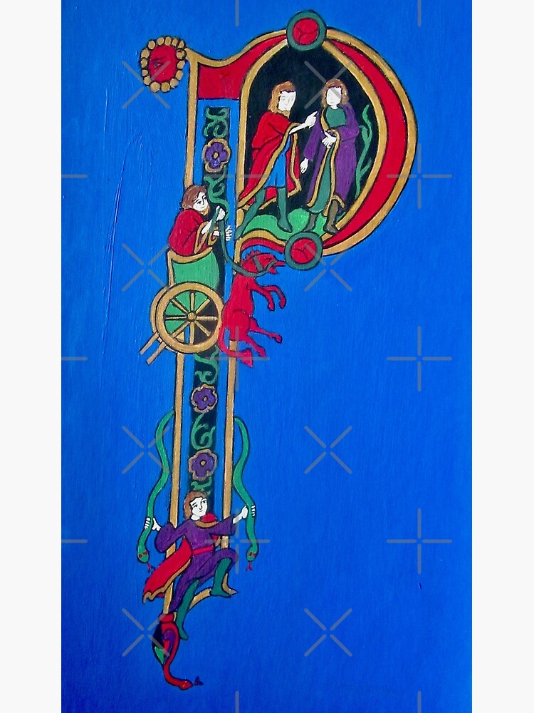 "Medieval Letter P" Poster for Sale by Shulie1 | Redbubble