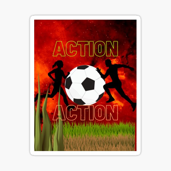 "Action" Sticker for Sale by mapacs100 | Redbubble
