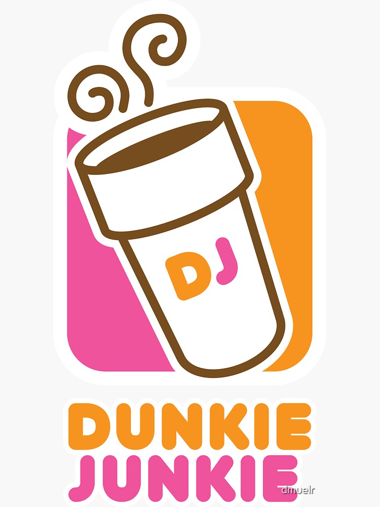 "Dunkie Junkie" Sticker for Sale by dmuelr | Redbubble