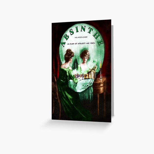 "Vintage 1876 Absinthe Liquor "The Artist's Choice" Elixir Aperitif ...