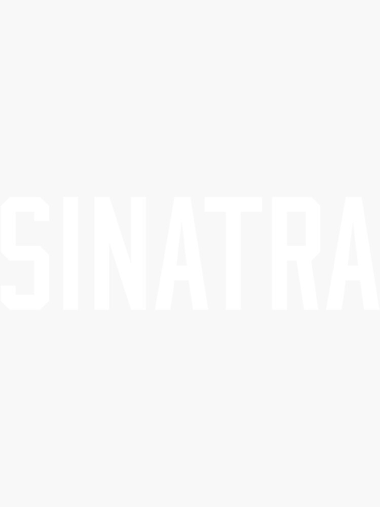 "Frank Sinatra art" Sticker for Sale by broadwayve | Redbubble