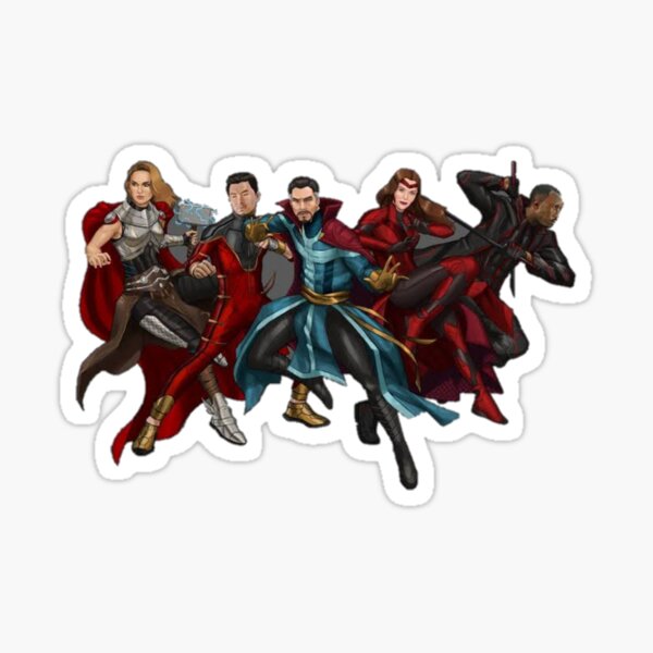 "Mcu" Sticker for Sale by Coco-Arts | Redbubble