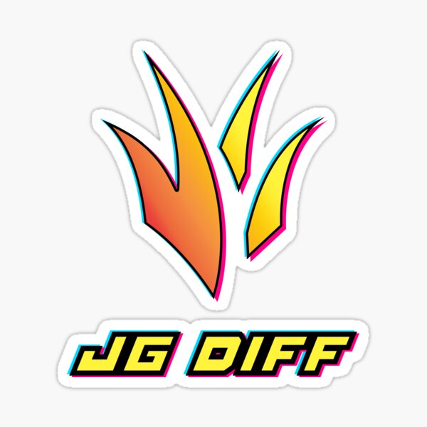 "JG Diff Meme" Sticker for Sale by Qkibrat | Redbubble