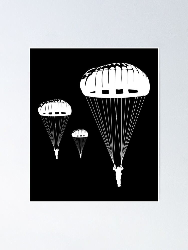 "Paratrooper Airborne Division" Poster for Sale by Space Art | Redbubble