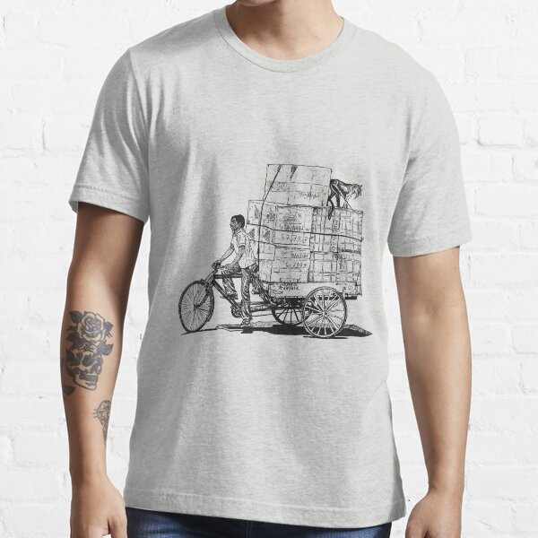 "Rickshaw" T-shirt for Sale by itchingink | Redbubble | rickshaw t ...