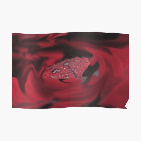 "droplet wavy" Poster for Sale by chasmorgan25 | Redbubble