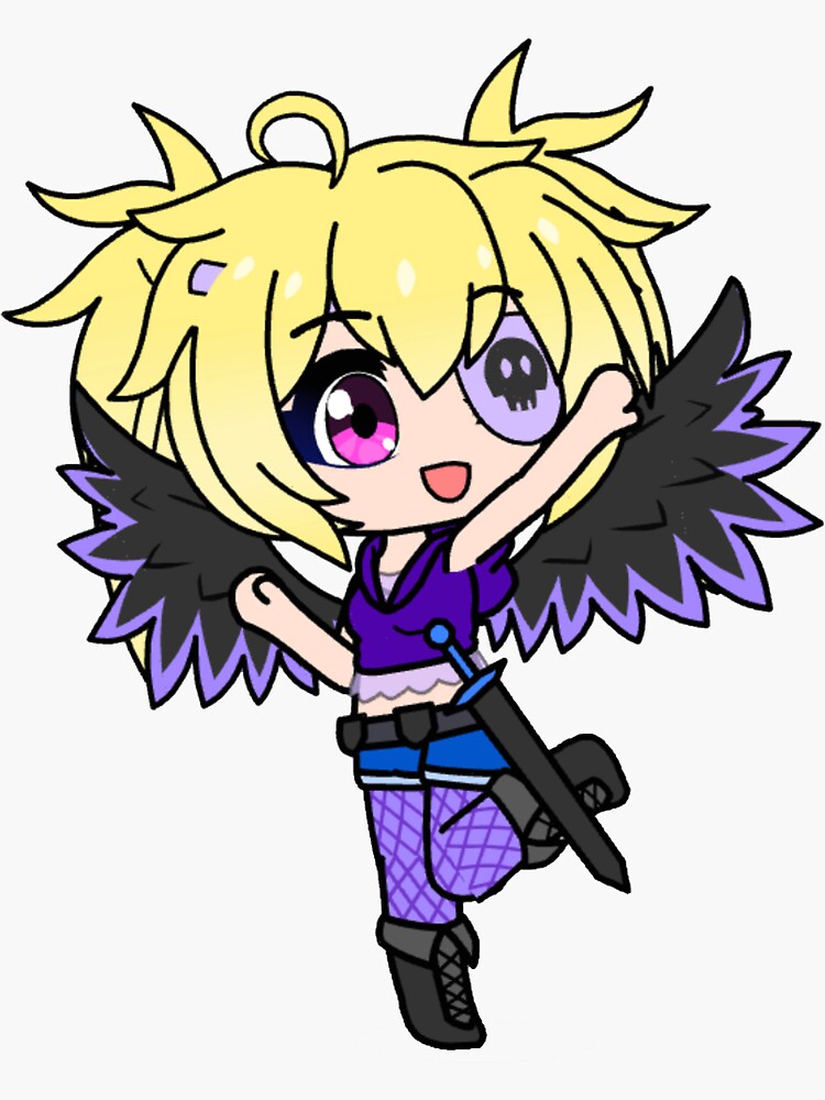 "Gacha club Angel girl sticker" Sticker for Sale by warriorsolar33 ...