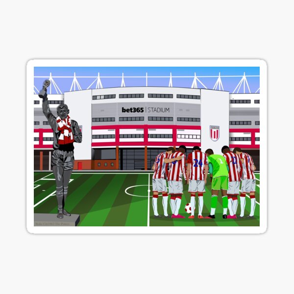 "Stoke City Football Poster, Stock on Trent FC, Football Gift, Soccer ...