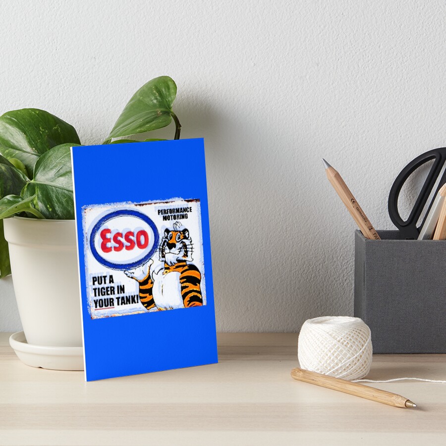 "Esso - Put a Tiger in Your Tank!" Art Board Print for Sale by ...
