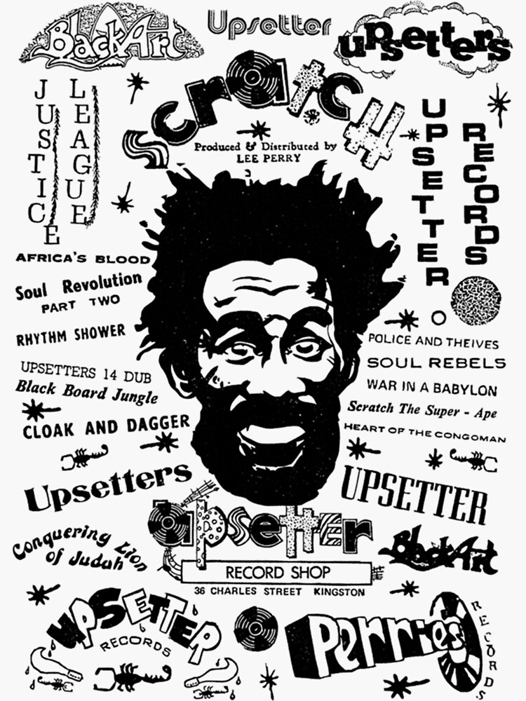 "Lee Dub Perry" Sticker for Sale by MusannaiArt | Redbubble