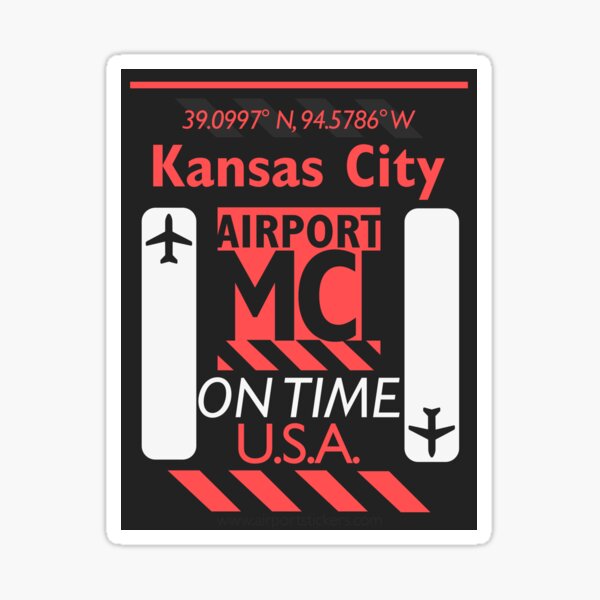 "Kansas City MCI design 15092021" Sticker for Sale by Aviators | Redbubble