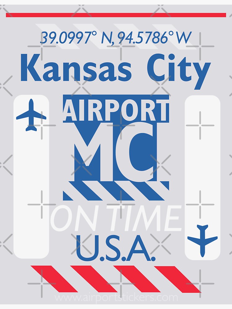 "MCI Kansas City design 15092021" Sticker for Sale by Aviators | Redbubble