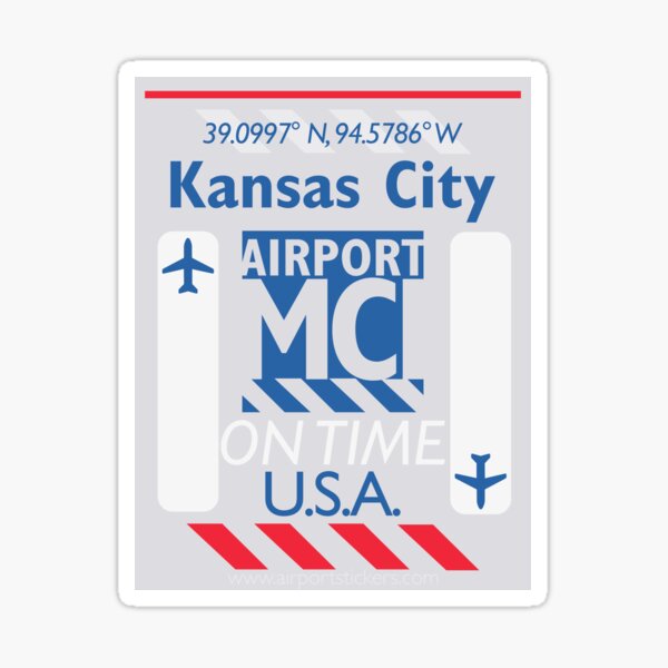 "MCI Kansas City design 15092021" Sticker for Sale by Aviators | Redbubble