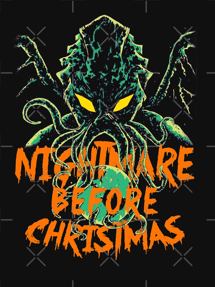 "lovecraft cthulhu nightmare befor christmas" T-shirt for Sale by ...