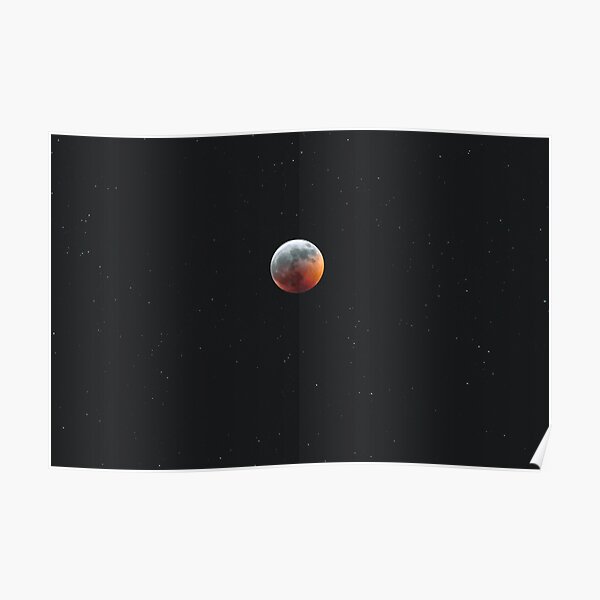 "Blood moon " Poster for Sale by ethansmith2000 | Redbubble