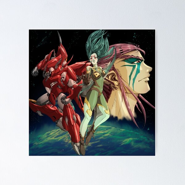 "MACROSS 2 lovers again" Poster for Sale by dagova | Redbubble