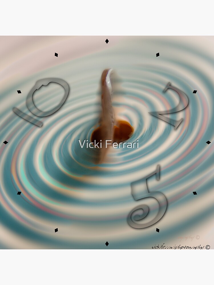 "Dizzy O'Clock © Vicki Ferrari" Sticker by vickiferrari | Redbubble