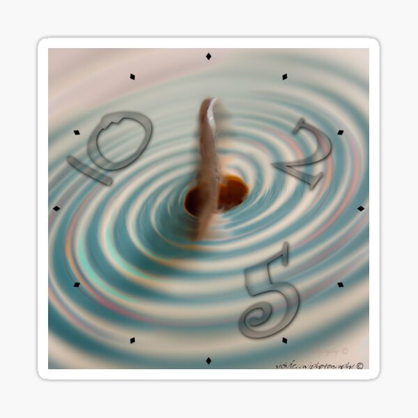 "Dizzy O'Clock © Vicki Ferrari" Sticker by vickiferrari | Redbubble