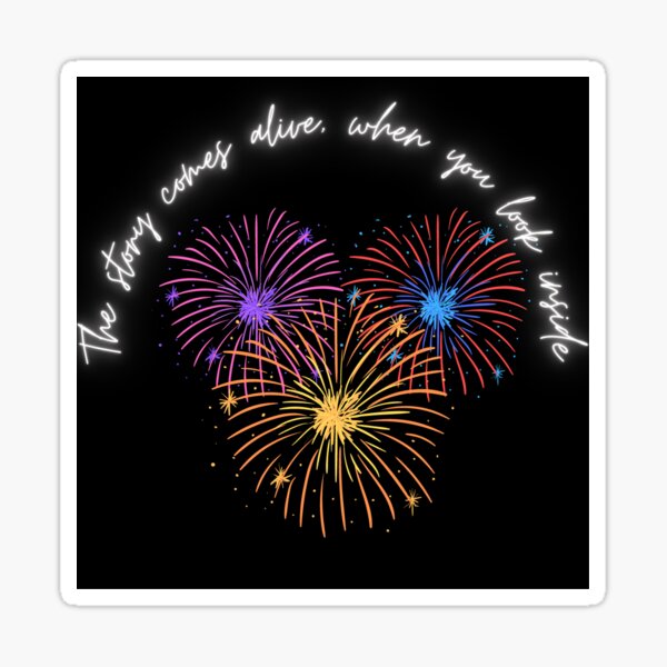 "The Story Comes Alive " Sticker for Sale by JadeEye | Redbubble