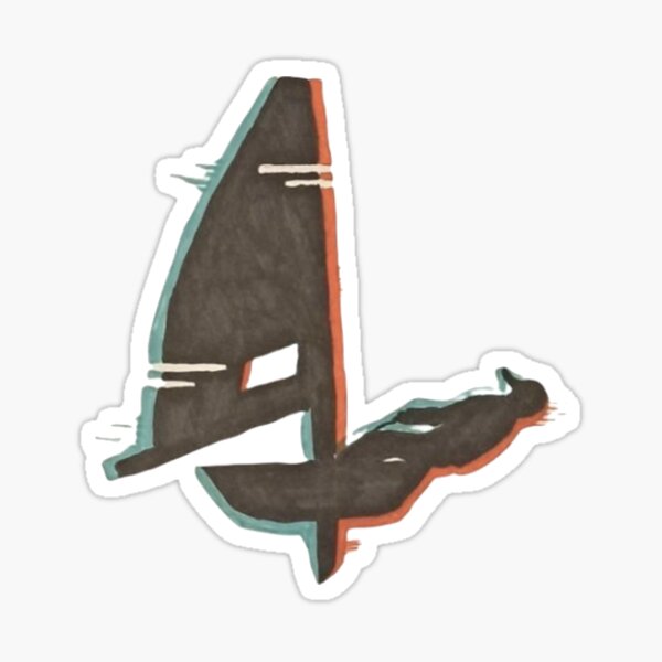 "ILCA Laser Sailboat Drawing" Sticker for Sale by SailWolf | Redbubble