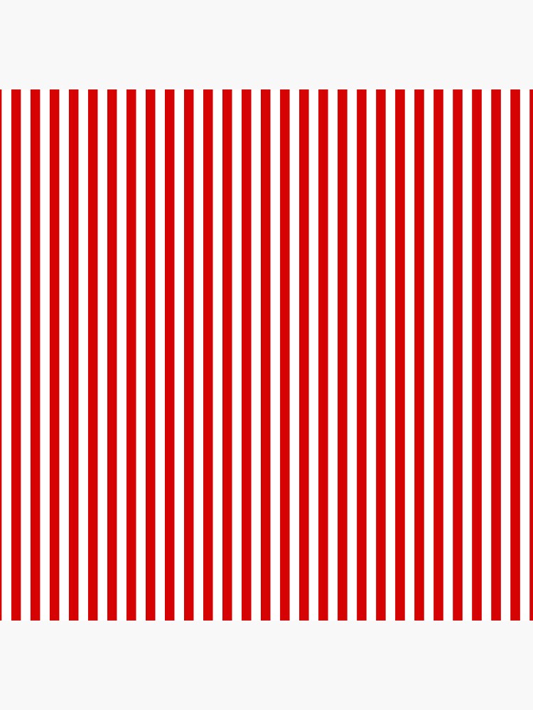 "Thin Red and White Stripes | Thin Vertical Stripes |" Sticker for Sale ...