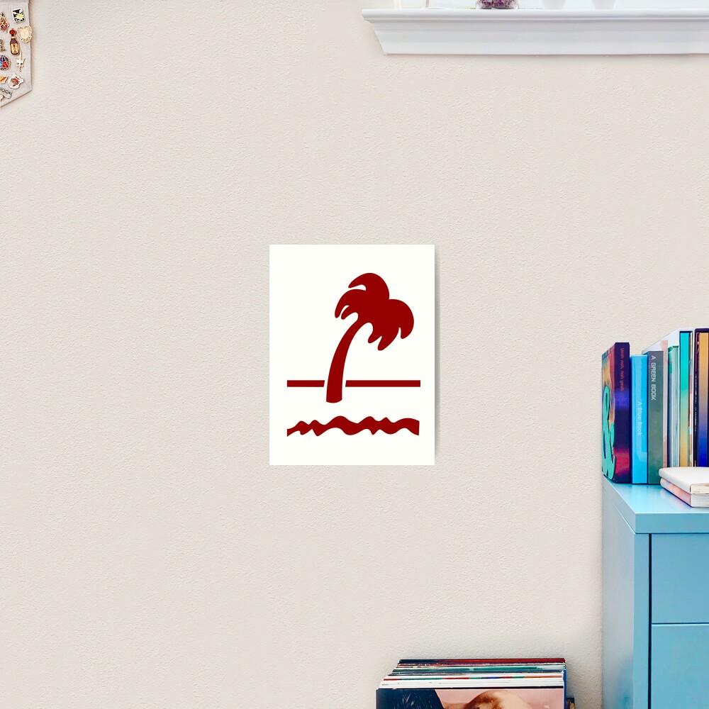 "In-N-Out Palm Tree Design" Art Print for Sale by Bvloop | Redbubble