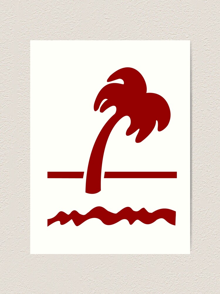 "In-N-Out Palm Tree Design" Art Print for Sale by Bvloop | Redbubble