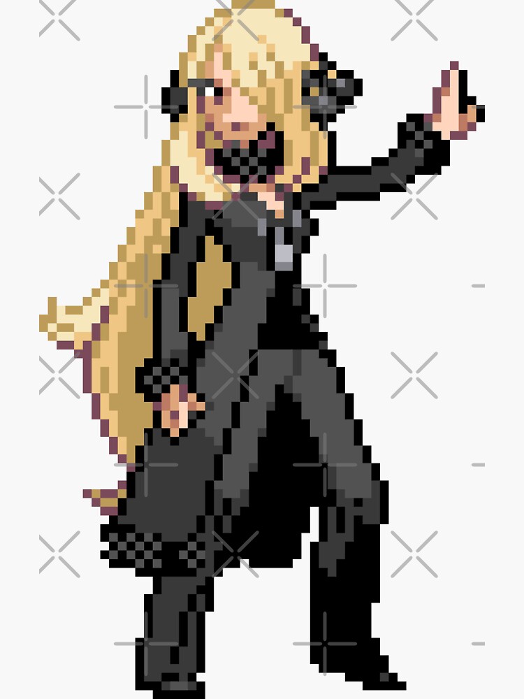 "Cynthia Trainer Sprite 2" Sticker for Sale by Biochao | Redbubble