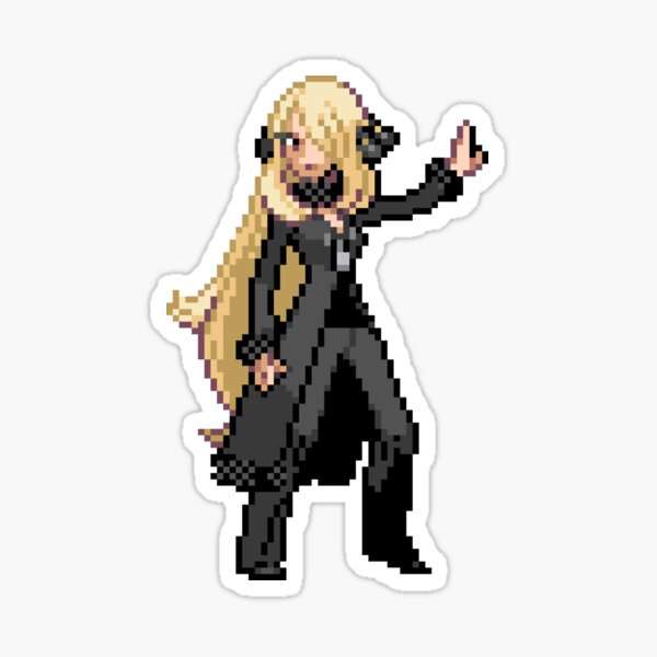 "Cynthia Trainer Sprite 2" Sticker for Sale by Biochao | Redbubble